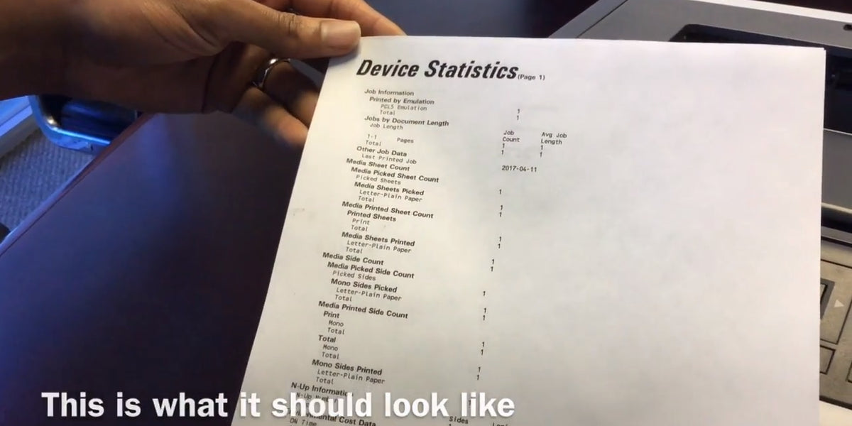 How to Print a Device Statistics Report on Your Lexmark MS517dn — PrintSaveRepeat.com