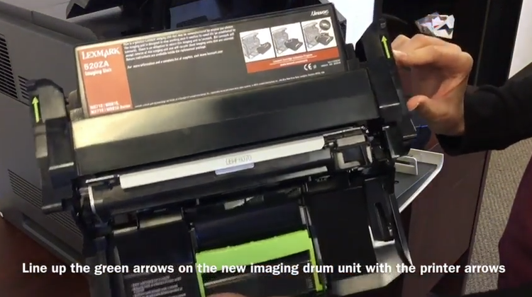 Lexmark MS710: How to Replace the Imaging Drum Unit – Print.Save.Repeat.