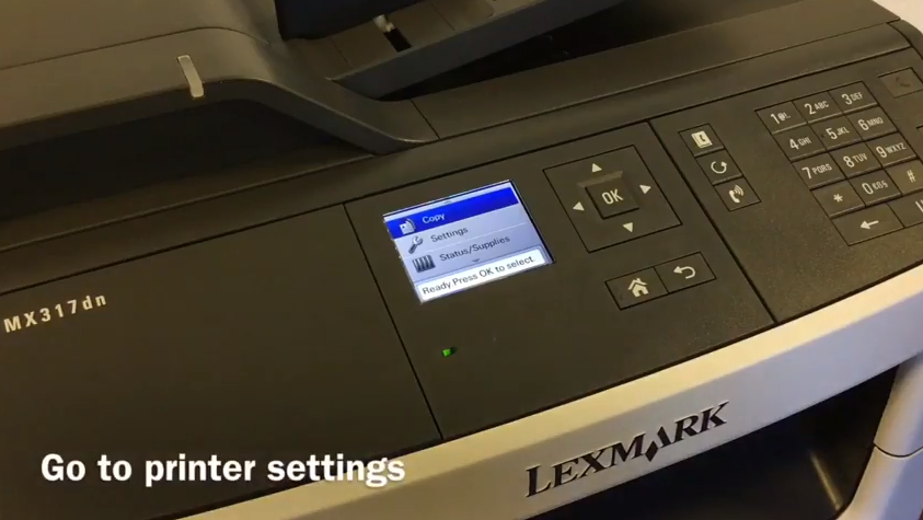 Lexmark MX317dn: How to Set Your Printer to Print on Labels ...