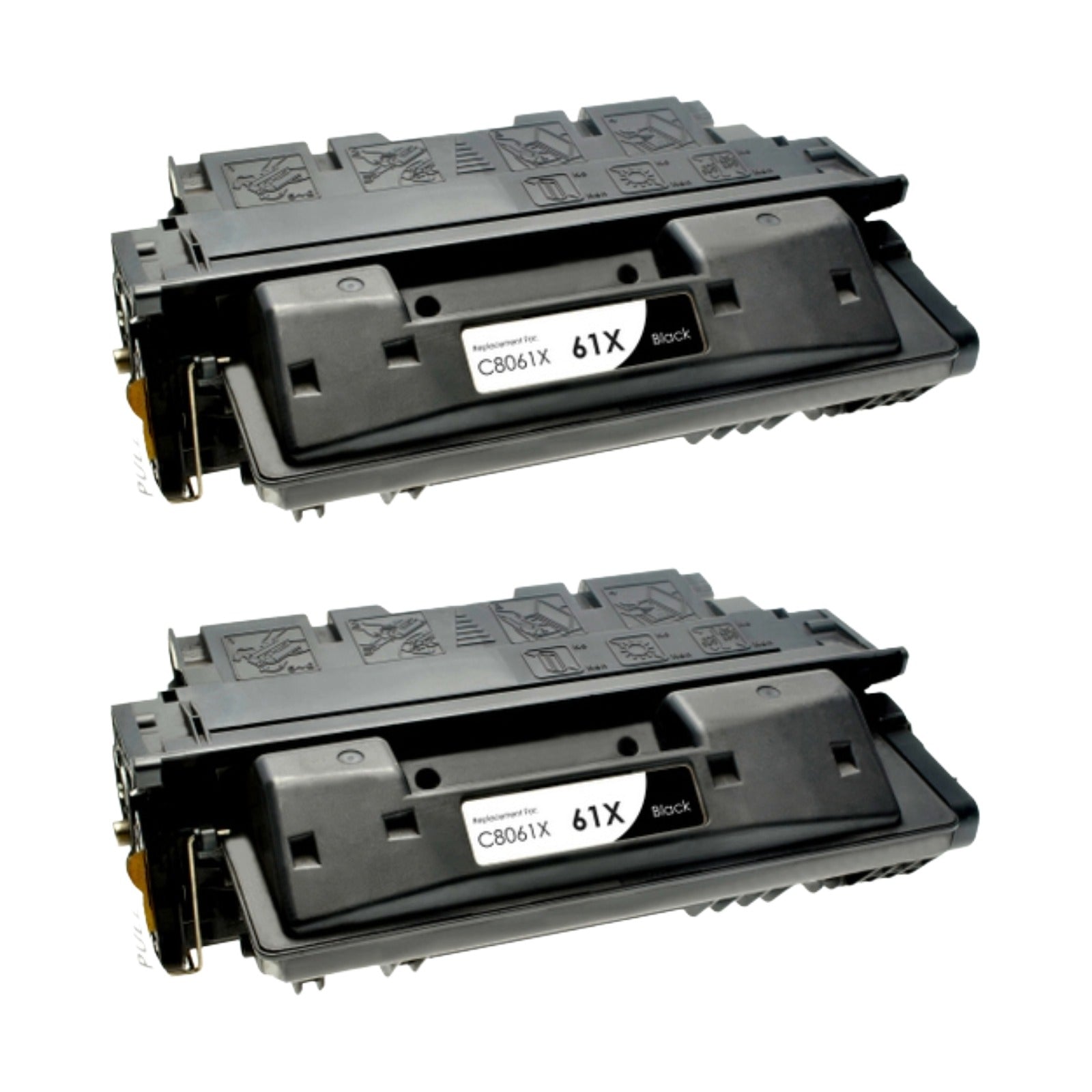 HP C8061X (61X) Compatible Toner Cartridge [10,000 pages] 2-pack ...