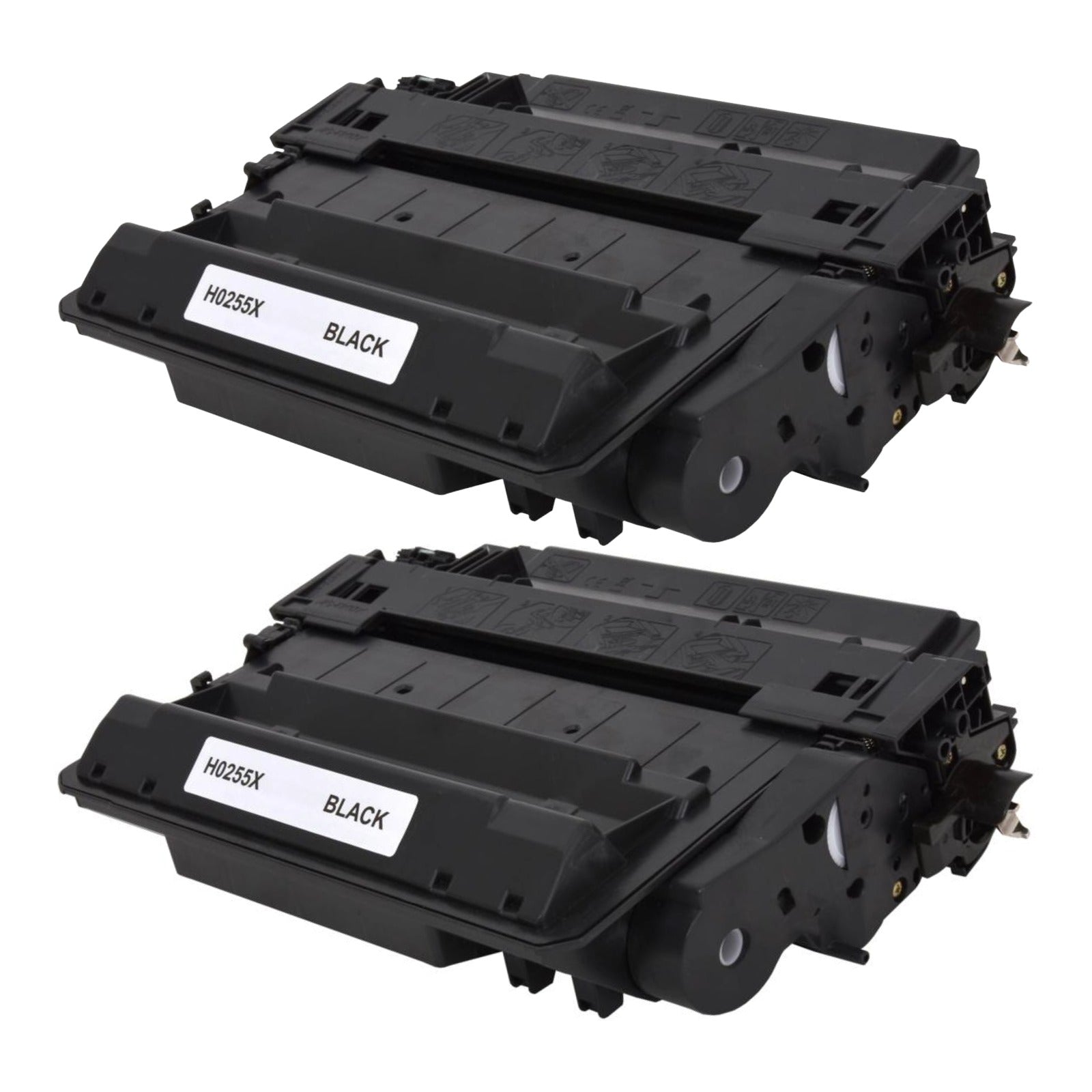 HP CE255X (55X) Compatible Toner Cartridge [12,500 pages] 2-pack ...