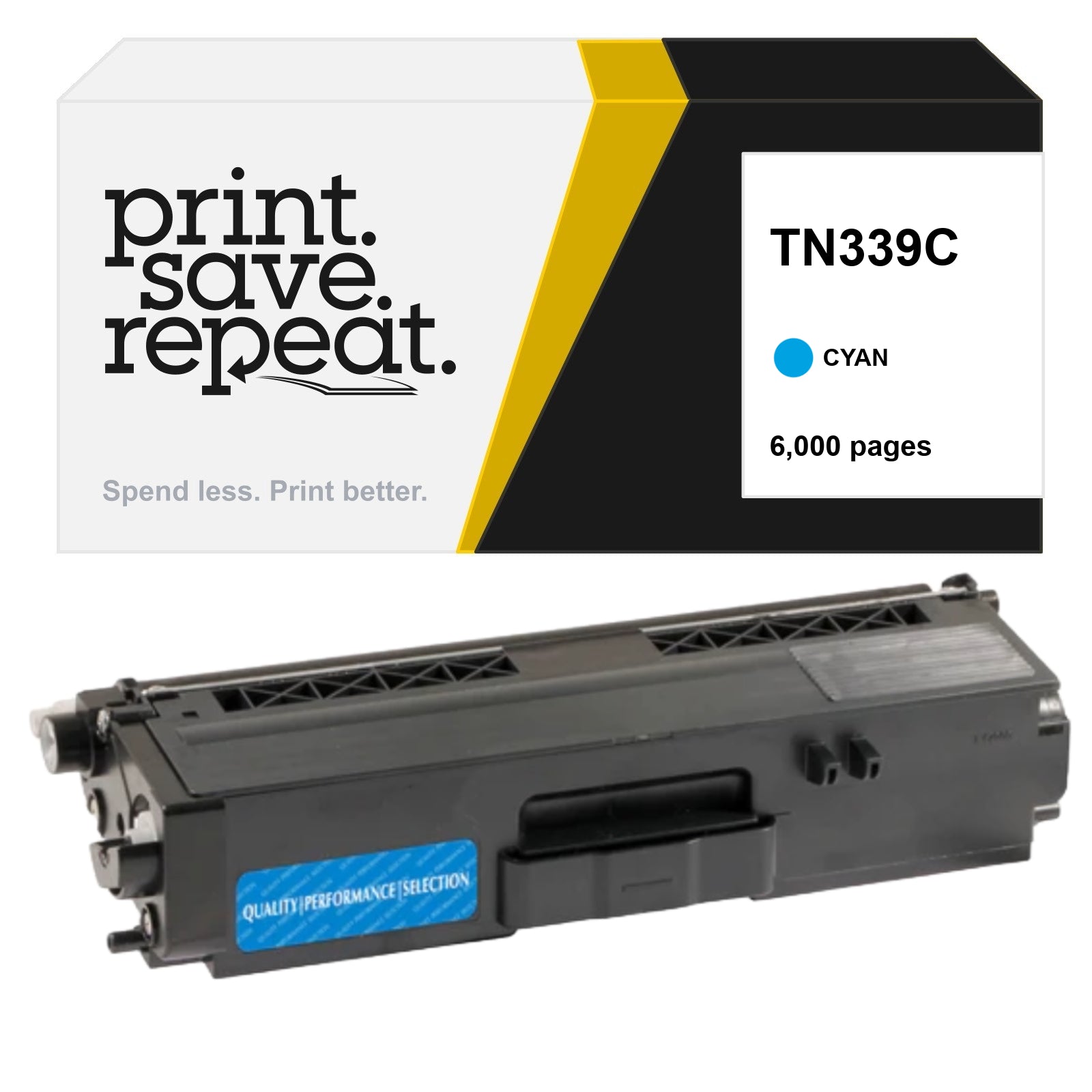 Brother TN-339C Super High Yield Premium Compatible Toner Cartridge [6 ...