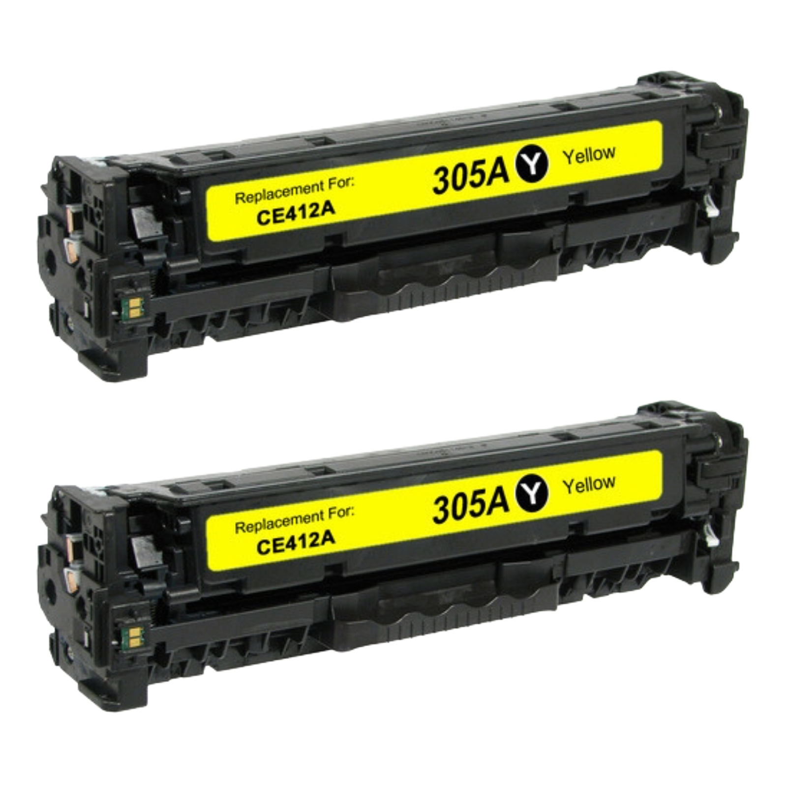 HP 305A (CE412A) Yellow Compatible Color Toner Cartridge [2,600 Pages ...