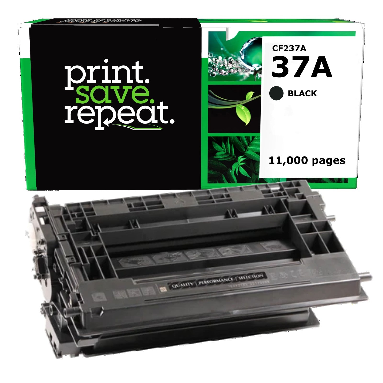 HP 37A Remanufactured Toner Cartridge [11,000 Pages] – Print.Save.Repeat.
