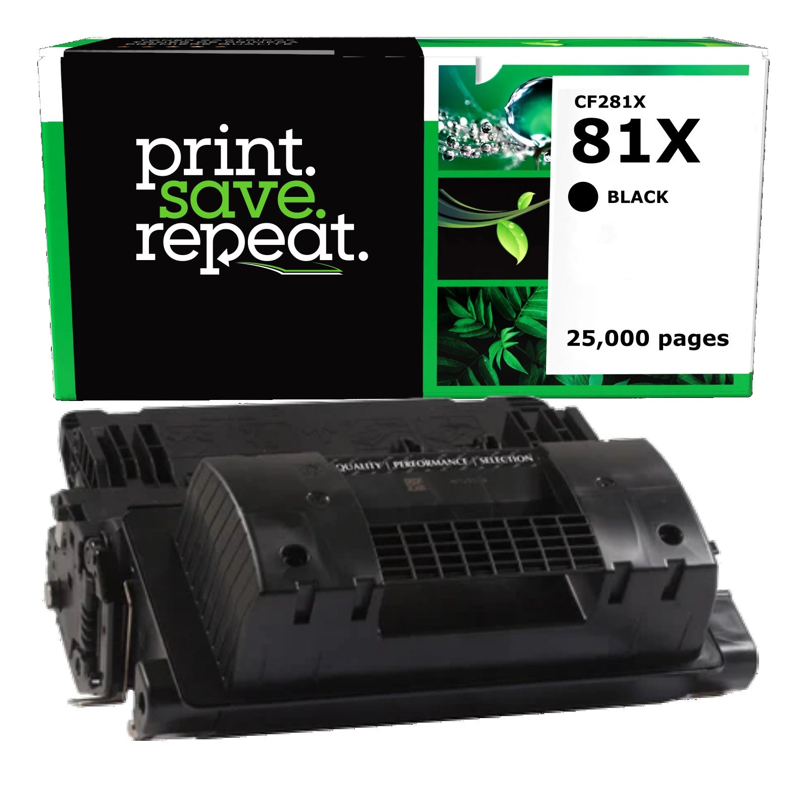 HP 81X (CF281X) High Yield Remanufactured Toner Cartridge [25,000 Page ...