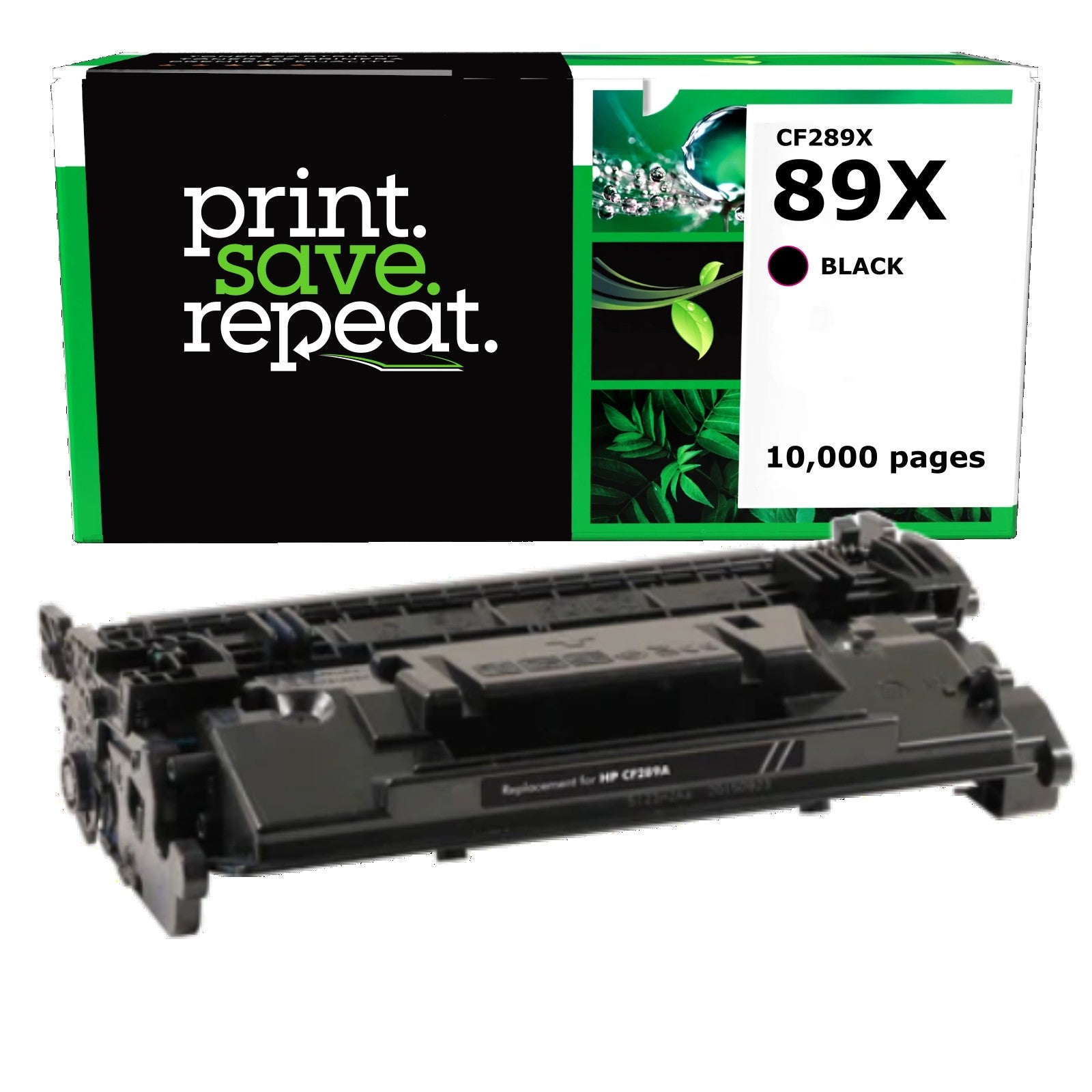 HP 89X (CF289X) High Yield Remanufactured Toner Cartridge [10,000 Page ...