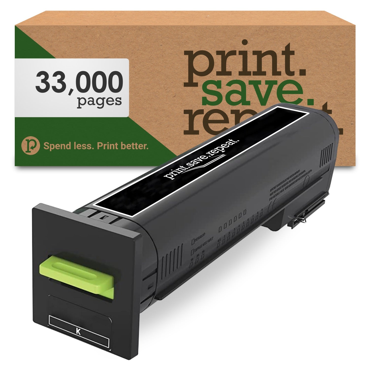Lexmark 72K1XK0 Black Extra High Yield Remanufactured Toner Cartridge ...
