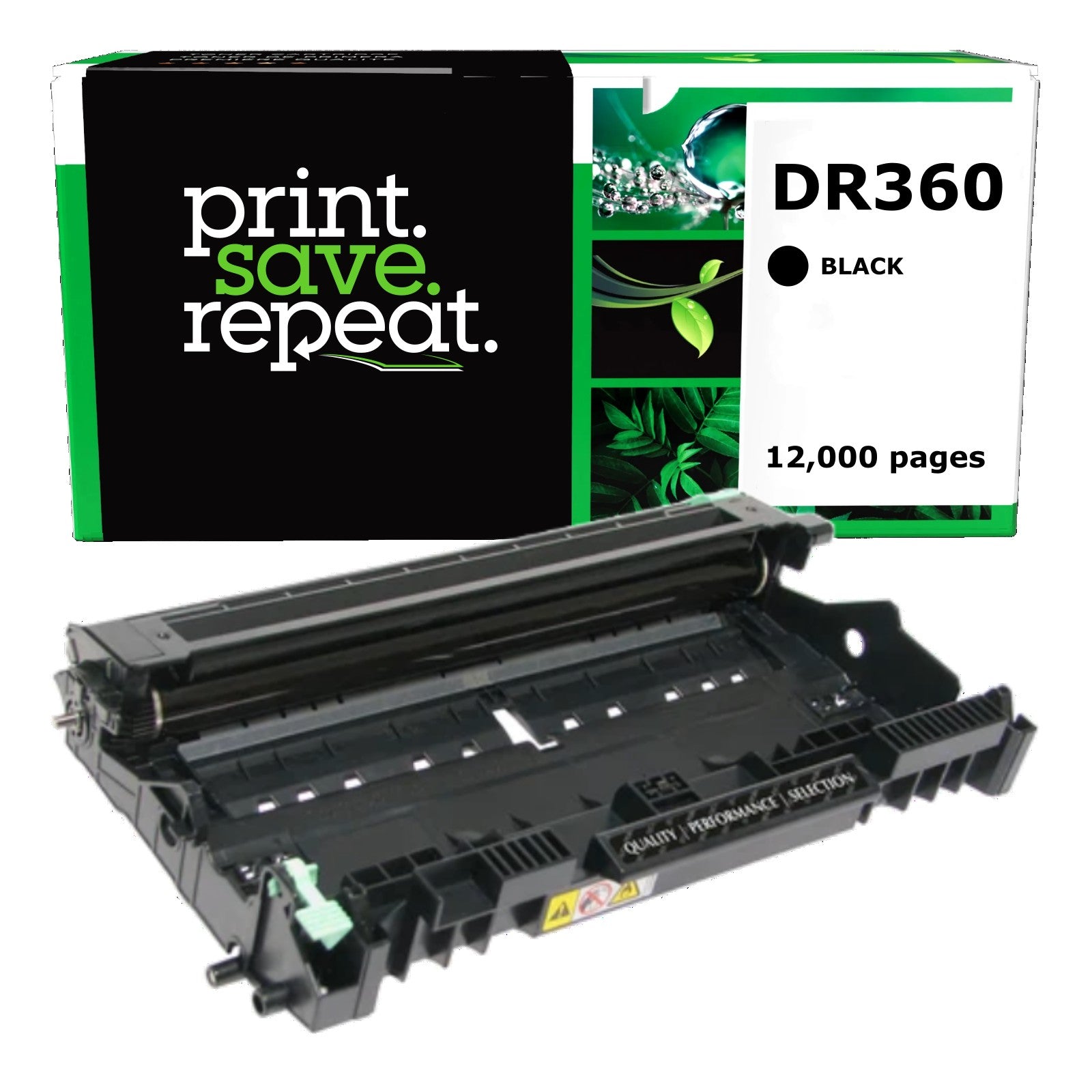 Brother DR360 Remanufactured Drum Unit [12,000 Pages] – Print.Save.Repeat.