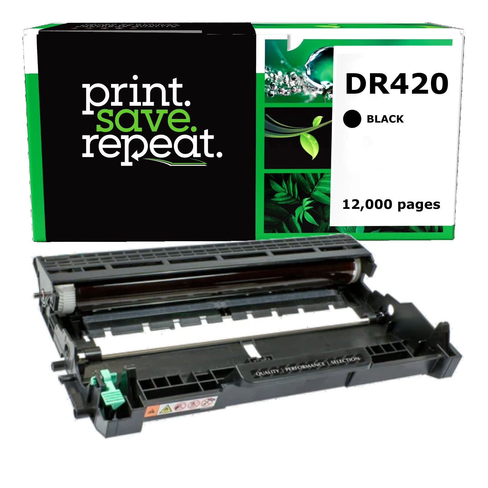Brother DR420 Remanufactured Drum Unit [12,000 Pages] – Print.Save.Repeat.