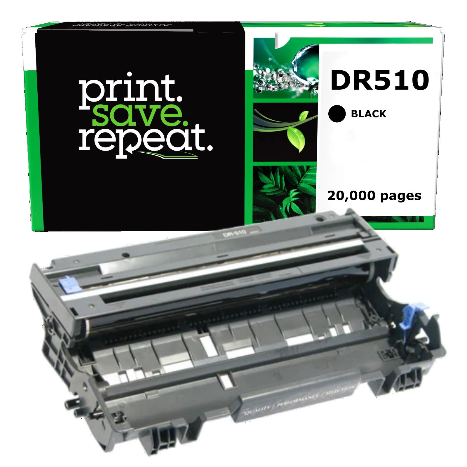 Brother DR-510 Remanufactured Drum Unit [20,000 Pages] – Print.Save.Repeat.