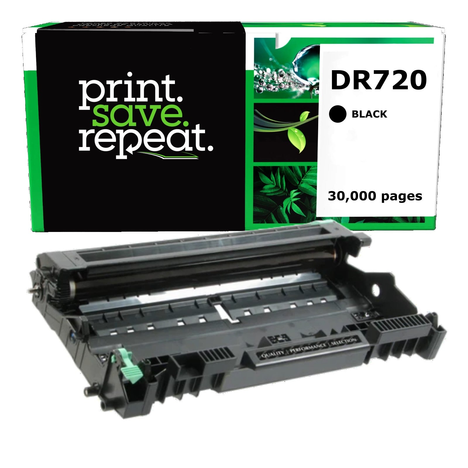 Brother DR-720 Remanufactured Drum Unit [30,000 Pages] – Print.Save.Repeat.