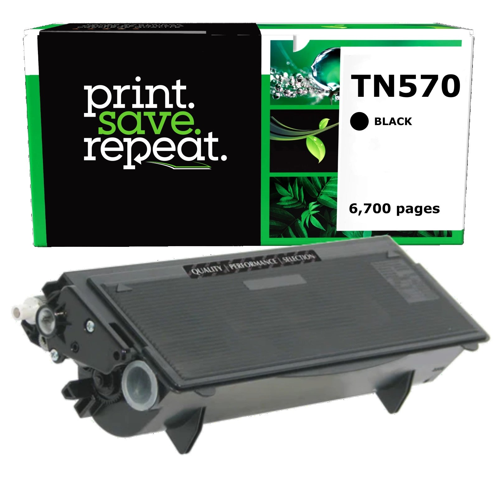 Brother TN570 High Yield Remanufactured Toner Cartridge [6,700 Pages ...