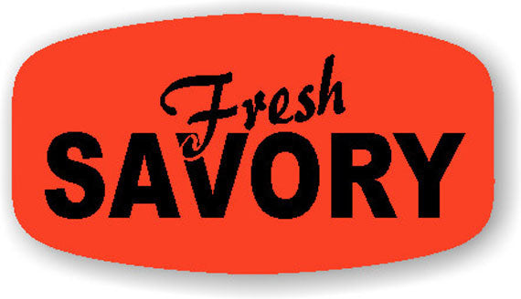 Fresh Savory Label | Roll of 1,000 — PrintSaveRepeat.com