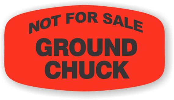Not For Sale Ground Chuck Label | Roll of 1,000 – Print.Save.Repeat.