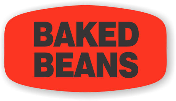 Baked Beans Label | Roll of 1,000 — PrintSaveRepeat.com