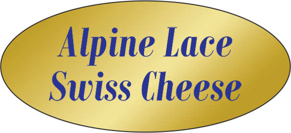 Alpine Lace Swiss Cheese Label | Roll of 500 — PrintSaveRepeat.com
