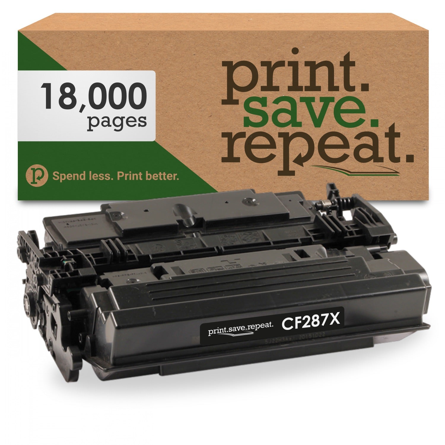 HP 87X (CF287X) High Yield Compatible Toner Cartridge [18,000 Pages ...
