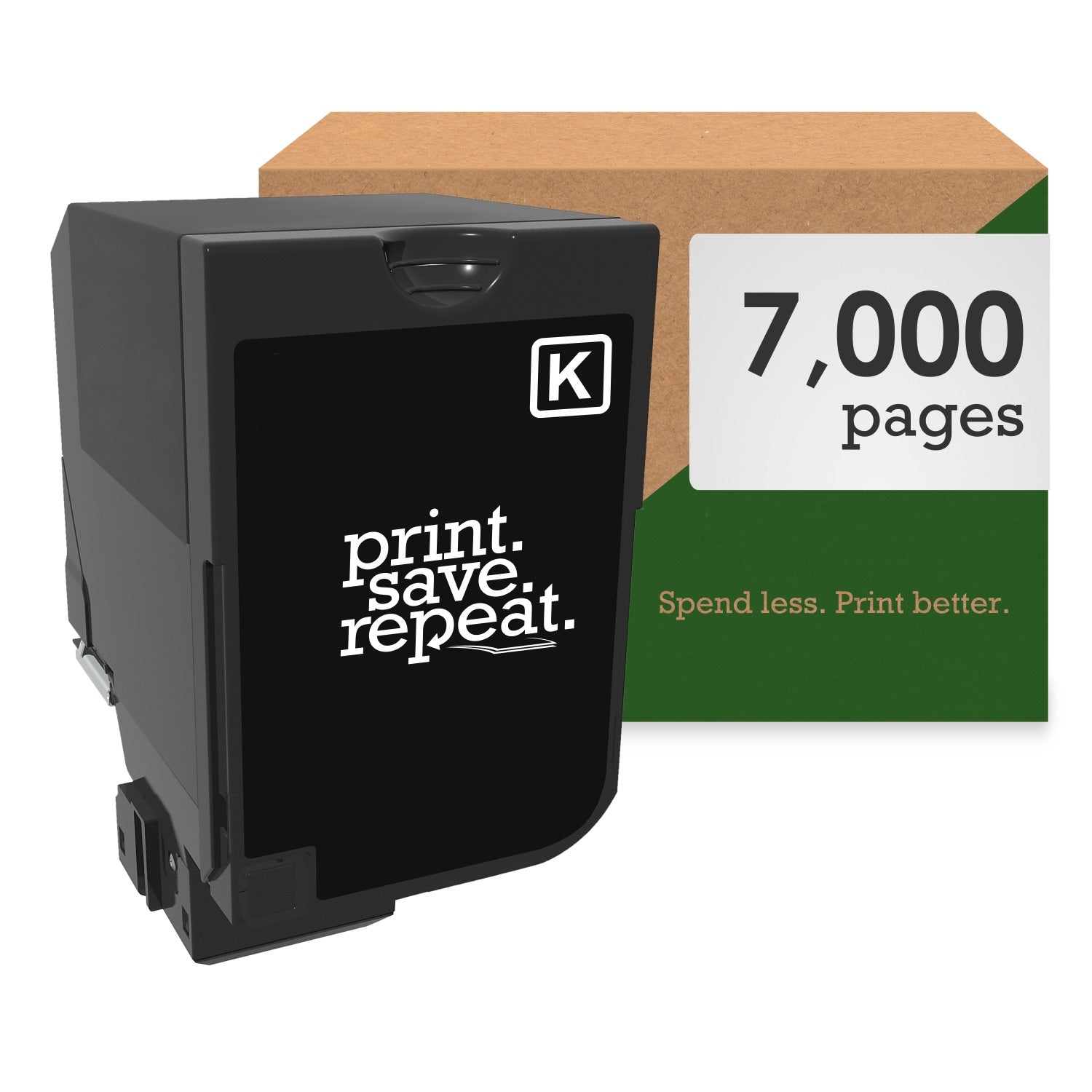 Lexmark 74C1SK0 Black Toner Cartridge for CS720, CS725, CX725 [7,000 P ...