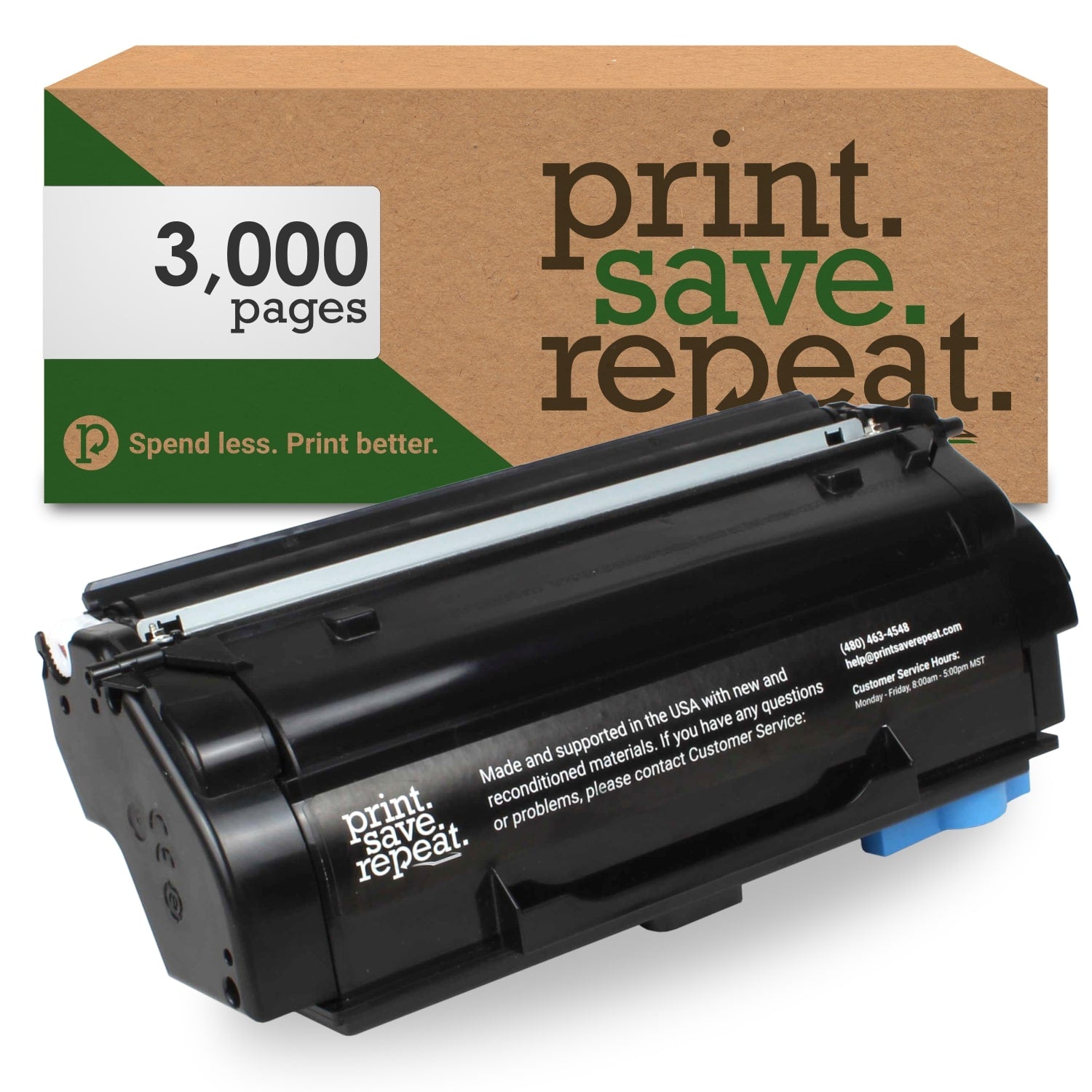 Lexmark B340HA0 High Yield Remanufactured Toner Cartridge for B3340, B ...
