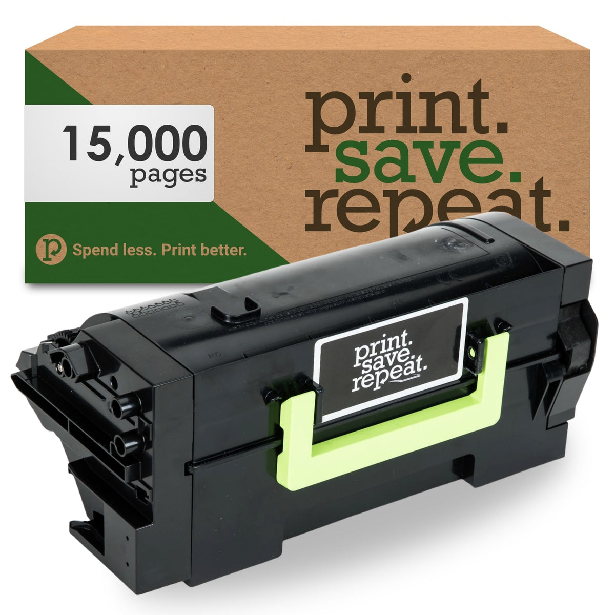 Print.Save.Repeat. Lexmark 58D1H00 High Yield Remanufactured Toner Car ...